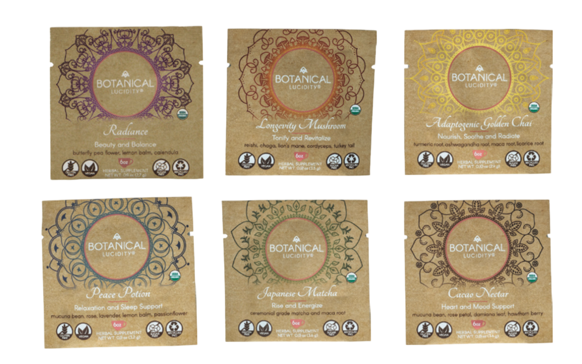 Variety Pack: 6 Trial Packets – Botanical Lucidity
