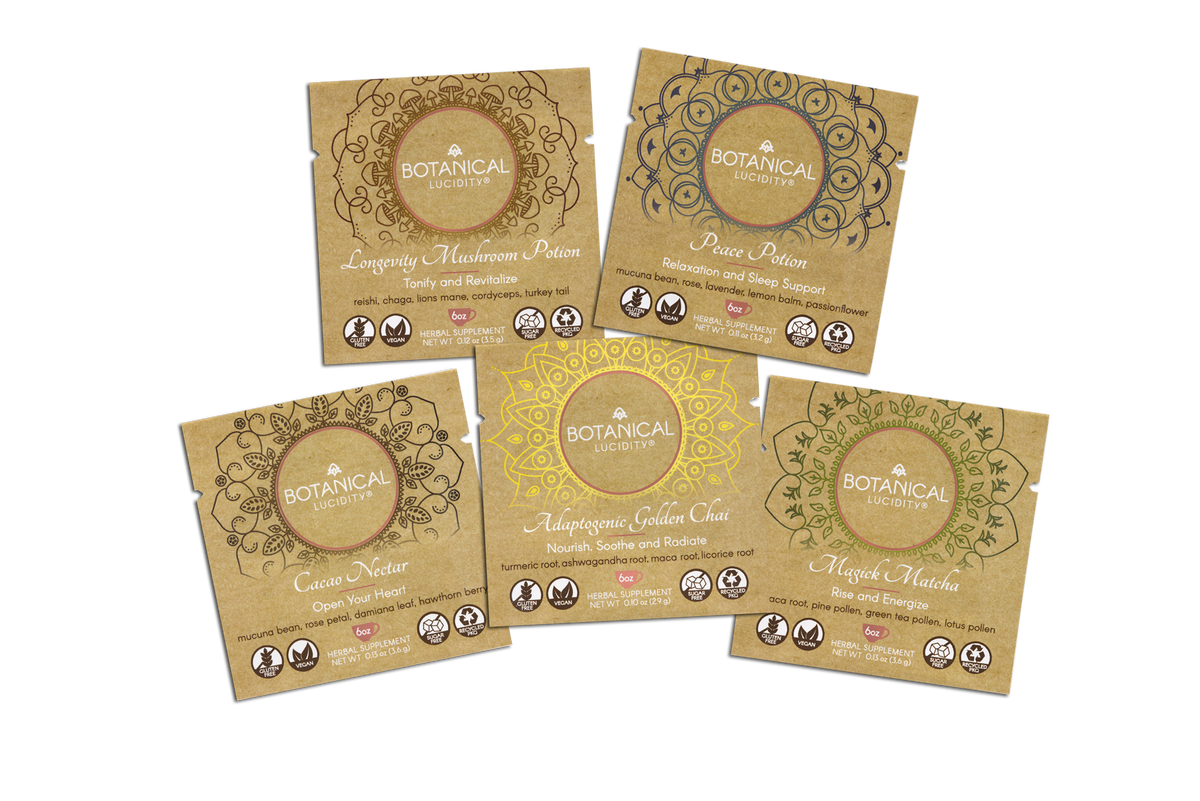Variety Pack: 5 Trial Packets – Botanical Lucidity
